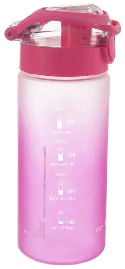 Růžová tritanová lahev 500 ml Saga – Orion