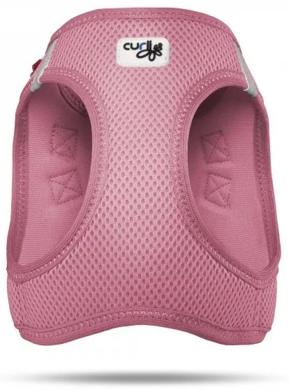 Postroj pro psy a kočky Curli Vest Air-Mesh růžový Velikost: 3XS