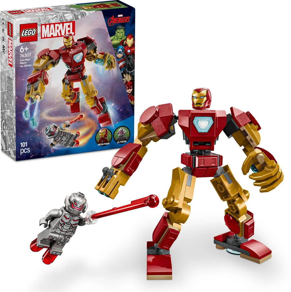 Lego marvel 76307 iron man v robotickém obleku vs. ultron 5702017817804