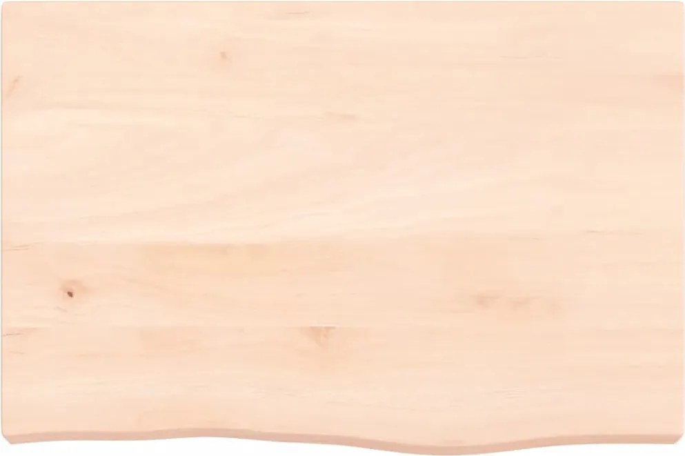 Koupelnová deska 60x40x(2-6) cm neošetřené masivní dřevo 3156010