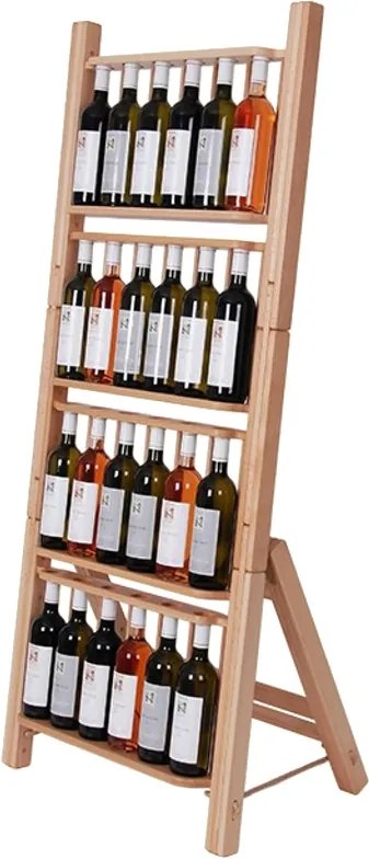 Stojan na víno 667 - Dřevěný stojan na 24 lahví vína
