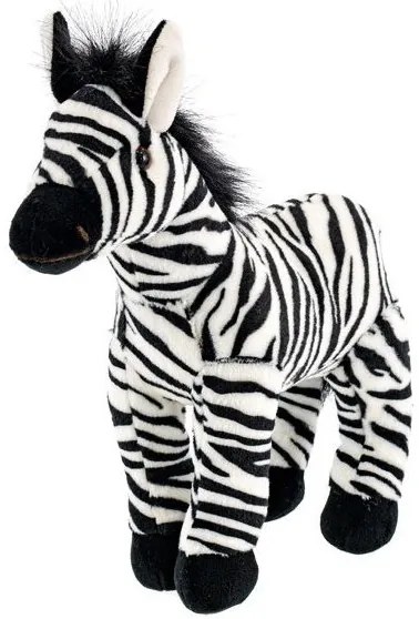 Mikrotrading zebra plyšová stojící, 28 cm