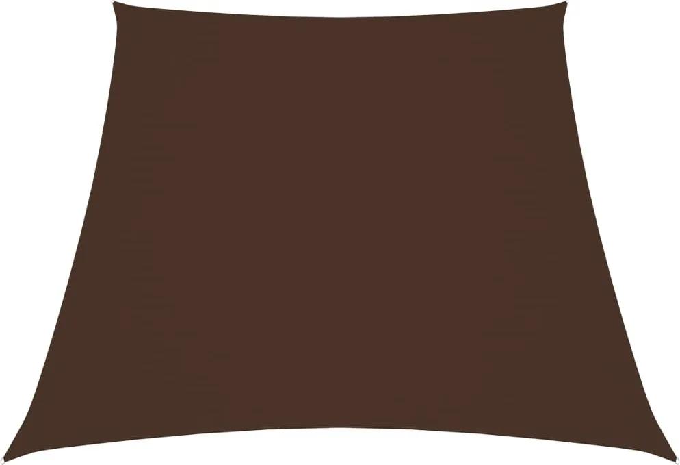 vidaXL Stínicí plachta oxfordská látka lichoběžník 3/5 x 4 m [135133] Barva: Černá