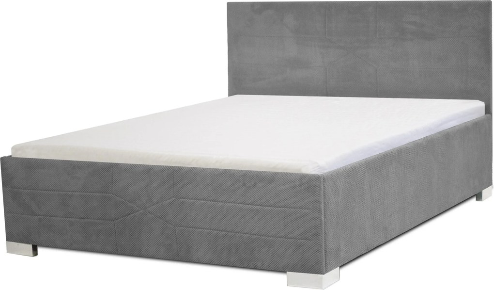 Postel KATI 120x200 cm Cappuccino Bez matrace