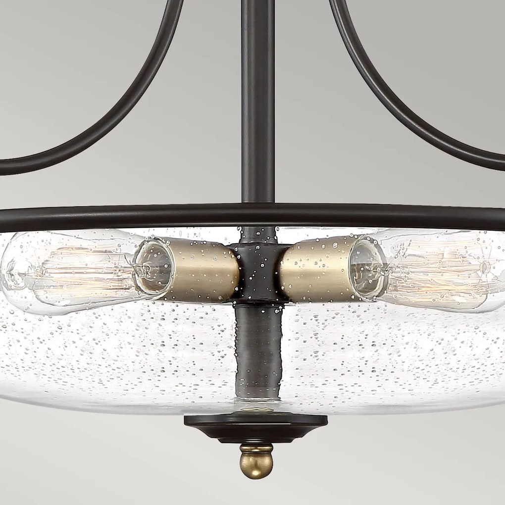 Stropní svítidlo Elstead Griffin SFS-C-PNAB bronz - mosaz