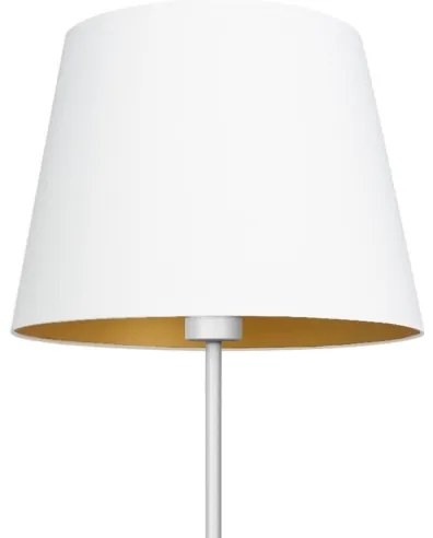 Stojací lampa ARDEN 1xE27/60W/230V bílá/zlatá