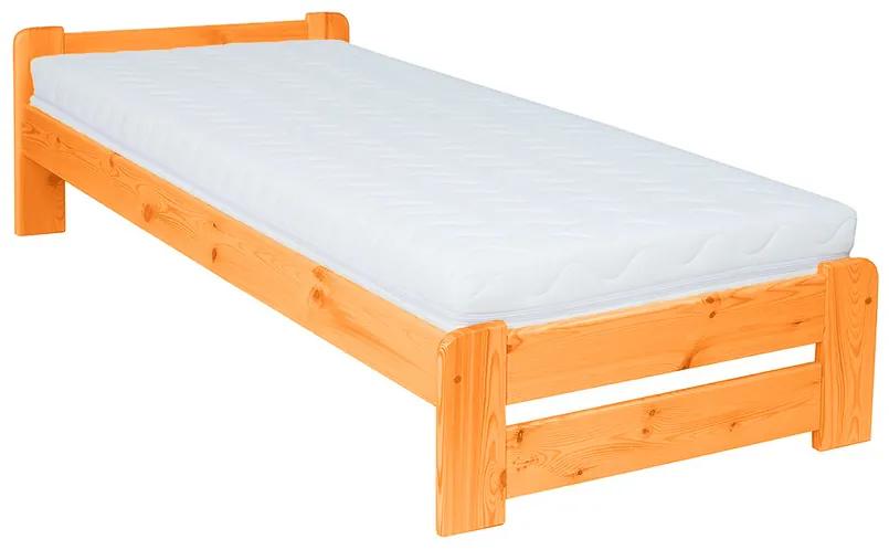 Drewmax LK099 Dřevěná postel 140x200 olše