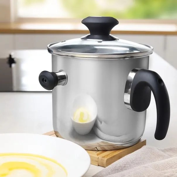 TESCOMA Mlékovar dvouplášťový PRESTO s poklicí ø 16 cm, 2,0 l