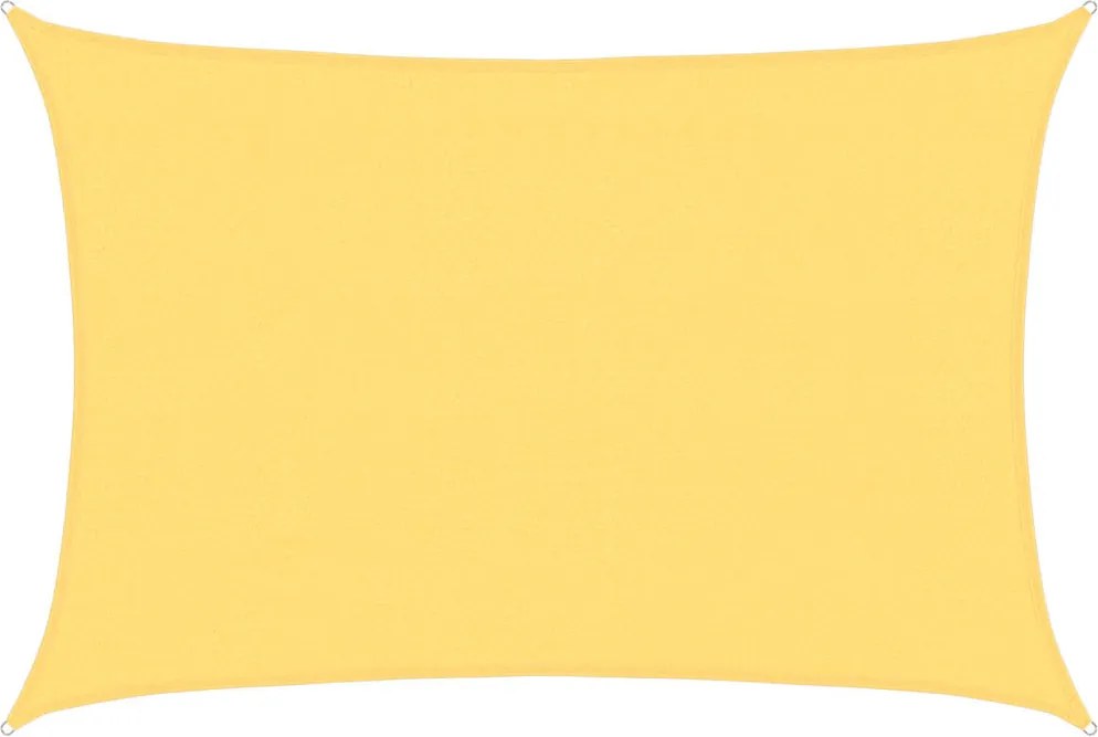 Plachta proti slunci 160 g/m² béžová 4 x 5 m HDPE 311133