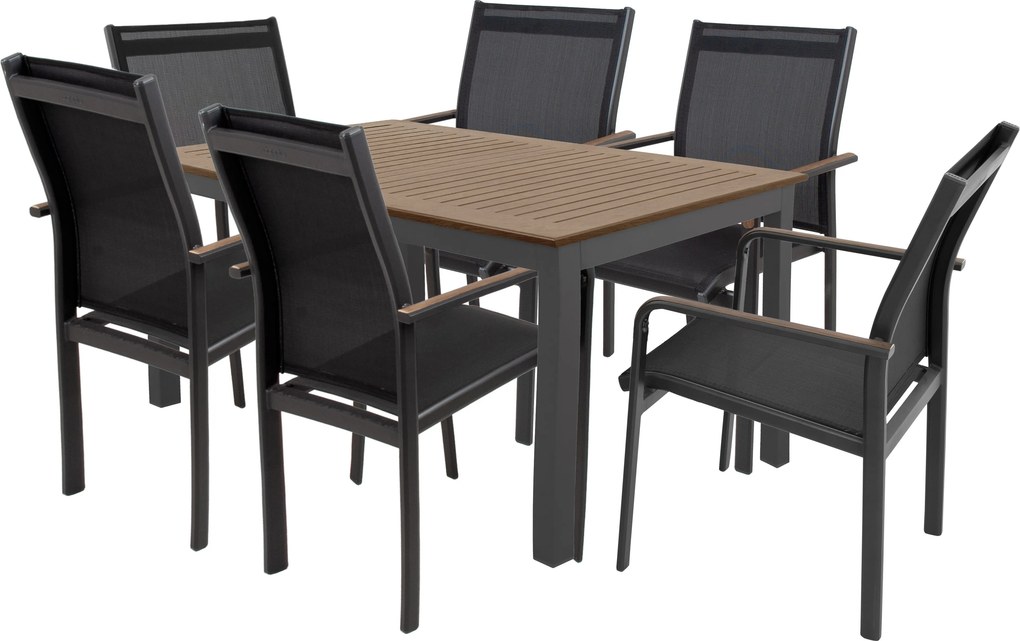 Doppler EXPERT WOOD Plus zahradní sedací souprava 6+1