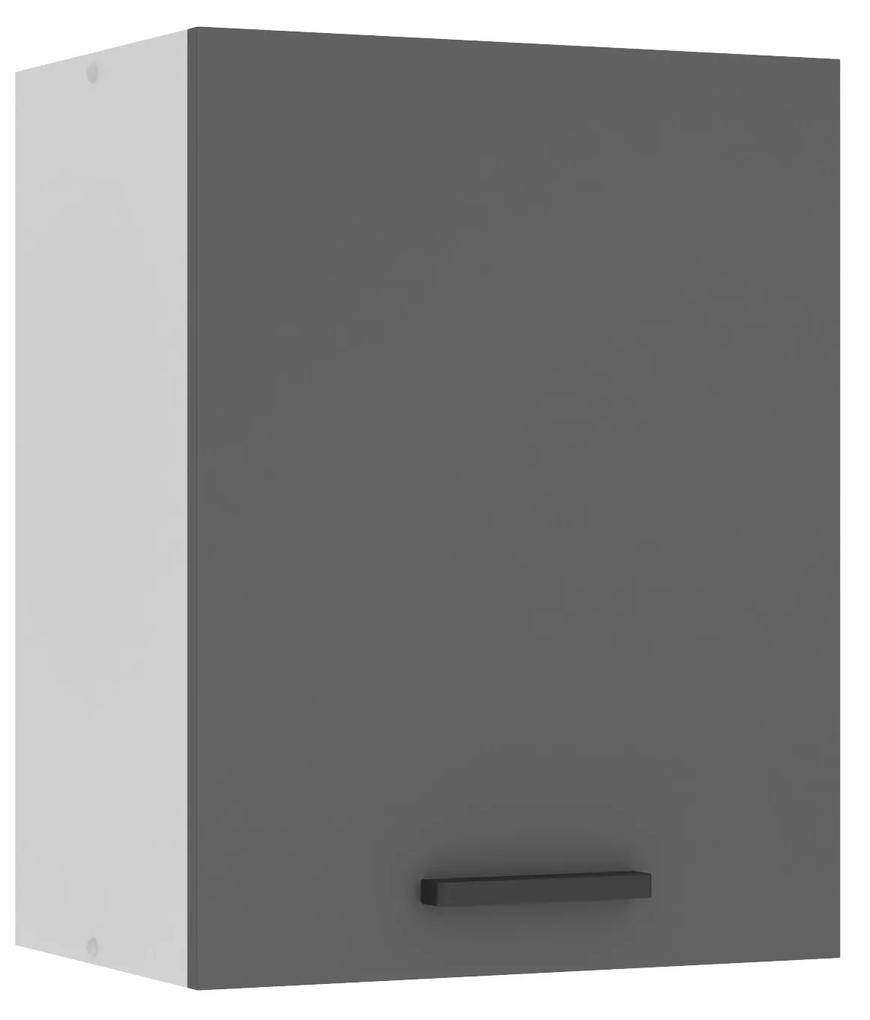 Kuchyňská skříňka Belini Premium Full Version horní 45 cm šedý mat
