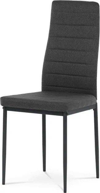 Jídelní stůl 130x70 cm se čtyřmi židlemi ASE-1004 BK2