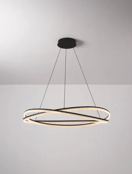 Designový lustr Ophelia černá