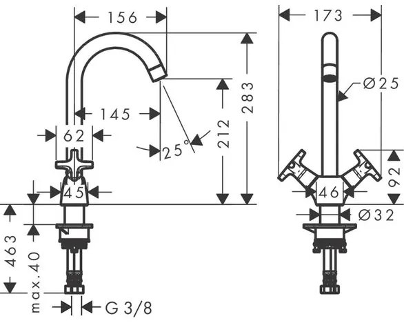 Hansgrohe Logis M32 Kuchyňská baterie 71285000