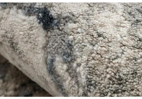 Dywany Luszczow Kusový koberec TULS střapce 51320 Mramor slonová kost / modrý Rozměr koberce: 80 x 150 cm