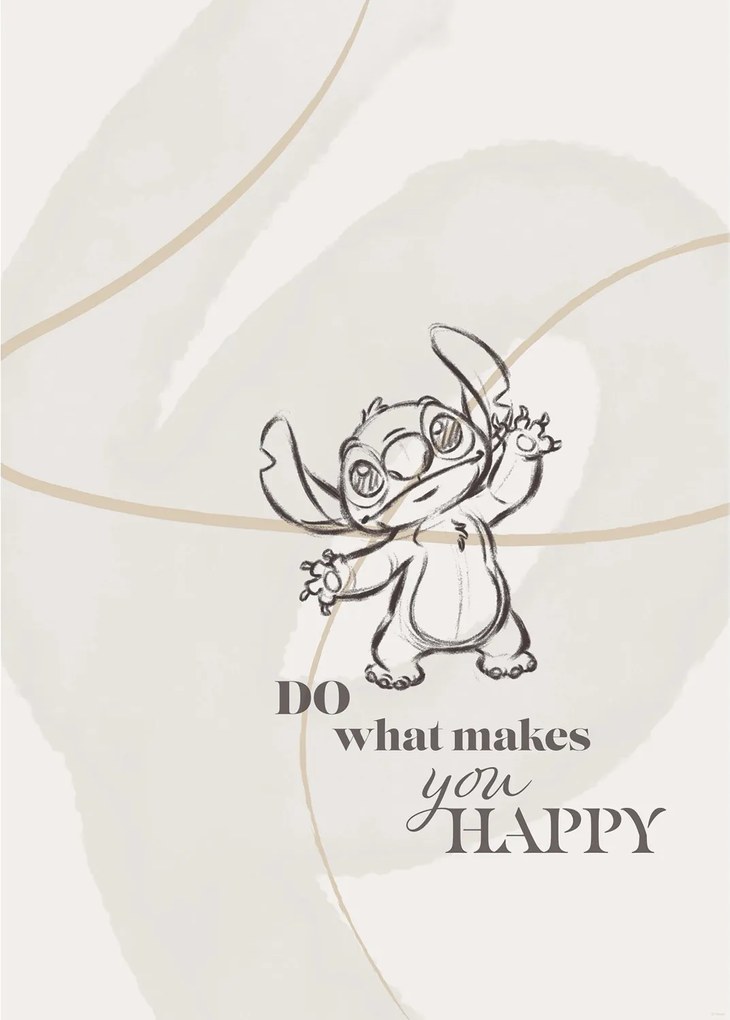 Komar Plakát Disney Lilo and Stitch Do What Makes You Happy 50 x 70 cm