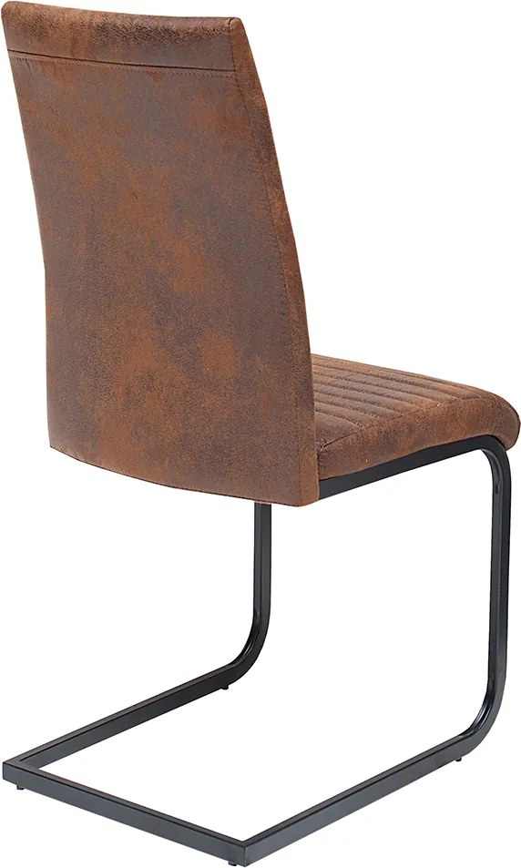 Konferenční židle Xios, starožitná hnědá