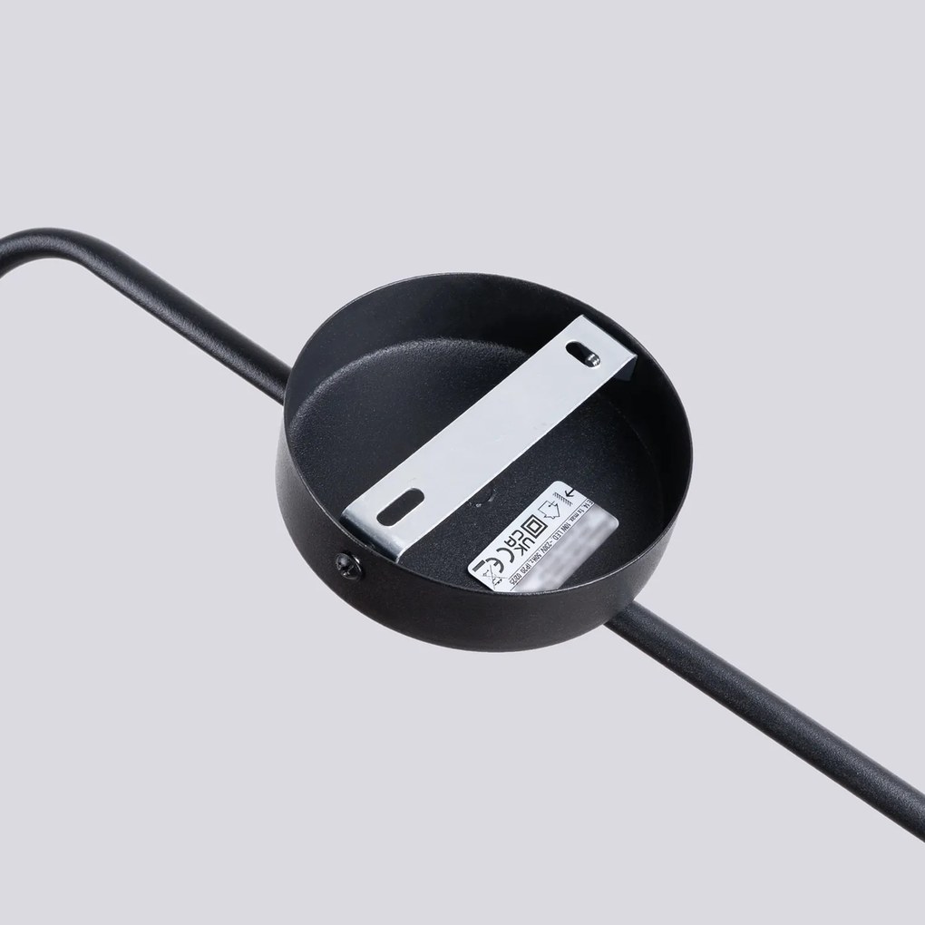Sollux Lighting Nástěnné svítidlo NOX černé