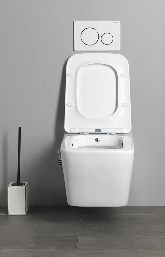 Sapho PORTO RIMLESS WC sedátko SLIM duroplast bílá PZS102