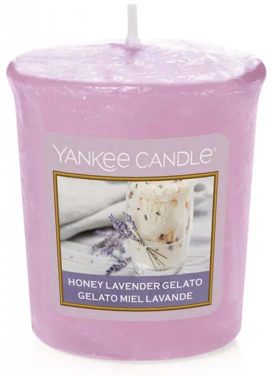 Yankee Candle - votivní svíčka Honey Lavender Gelato 49g