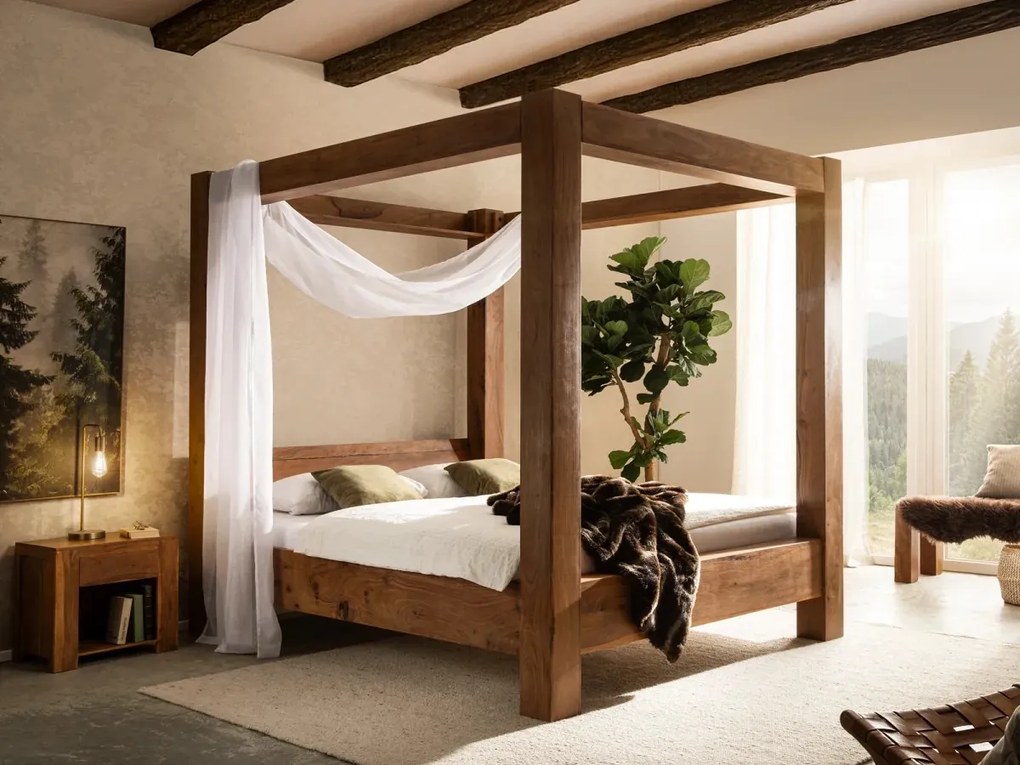 furniture-nabytek.cz - Noční stolek Osvaro Akácie