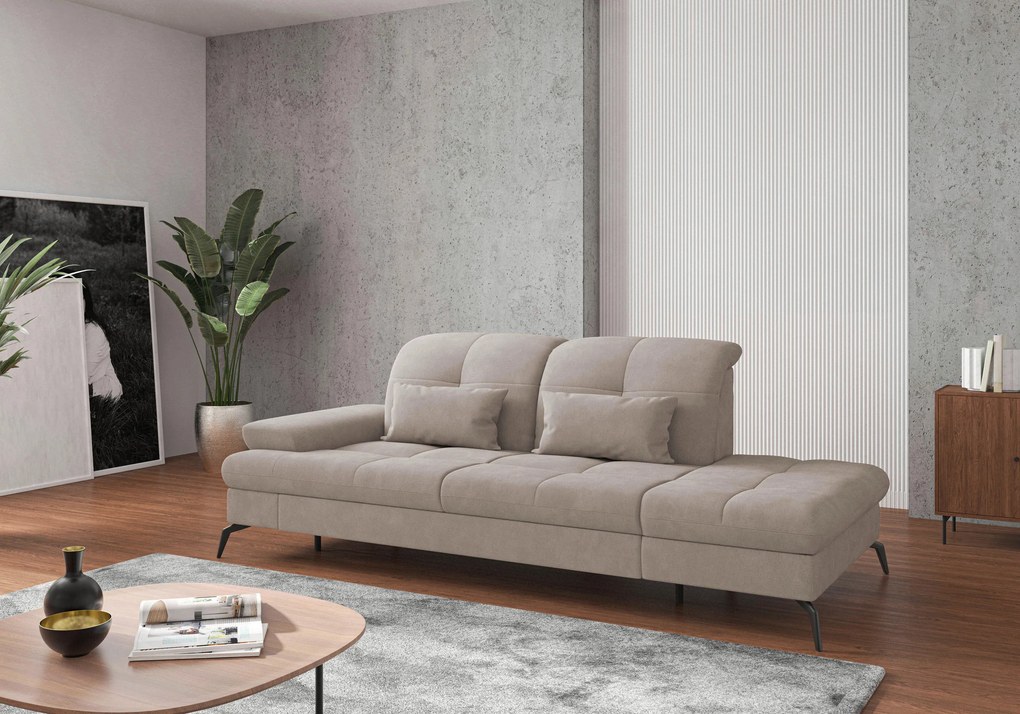 XXXLutz LENOŠKA, textil, šedobéžová Sit & More - Online Only sedačky - 000144009081