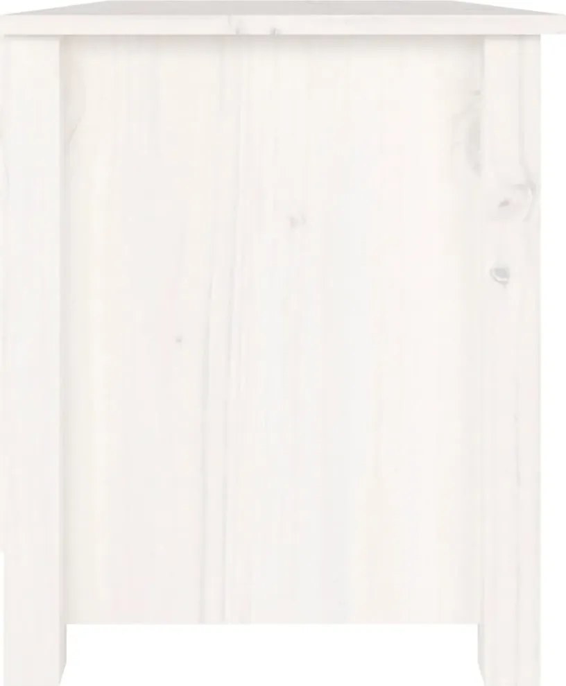 vidaXL Lavice s botníkem 70 x 38 x 45,5 cm masivní borovice [813770] Barva: Šedá