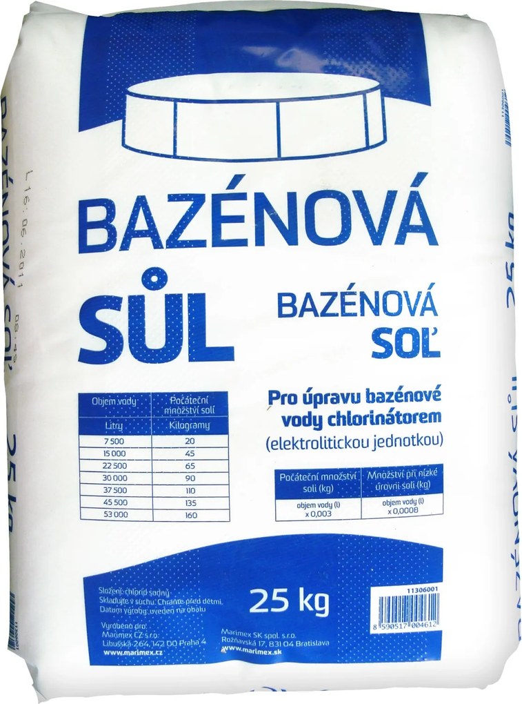 MARIMEX Bazénová sůl 25 kg