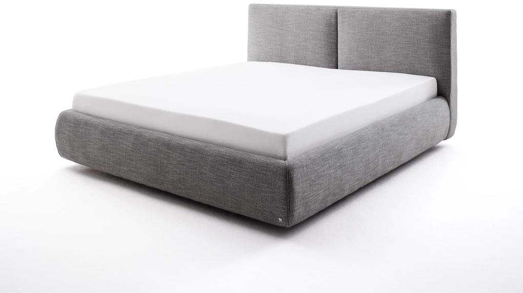 Čalouněná postel ATESIO s úložným prostorem 180x200, antracit