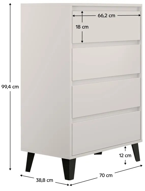 Kondela Komoda, kašmír, BOGAN NEW 4S70