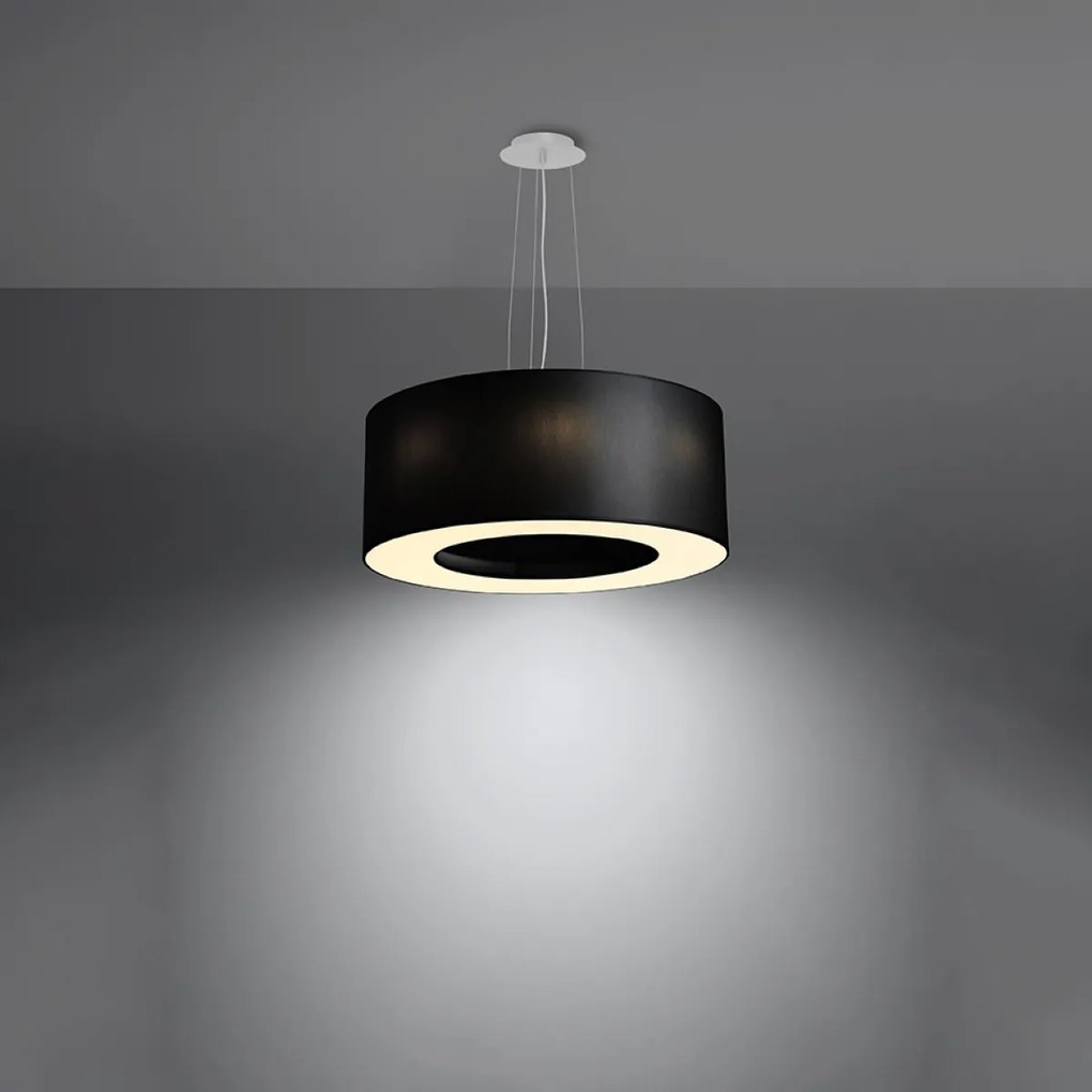 Sollux Lighting Lustr SATURNO 50 černý