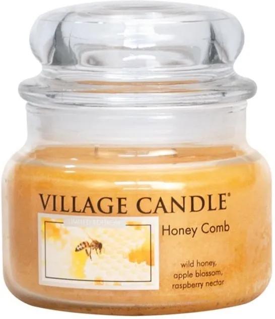 Village Candle Vonná svíčka ve skle, Medový Sen - Honey Comb, 11oz Premium