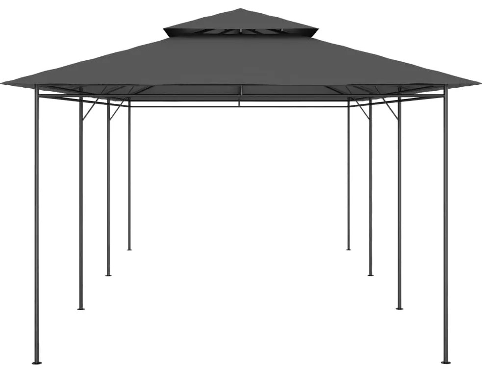 vidaXL Marketos Altán 600 x 298 x 270 cm antracitový