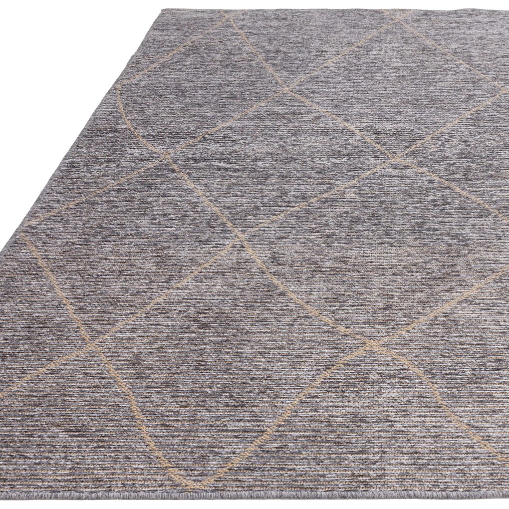 Tribeca Design Kusový koberec Fugali Steel Rozměry: 120x170 cm