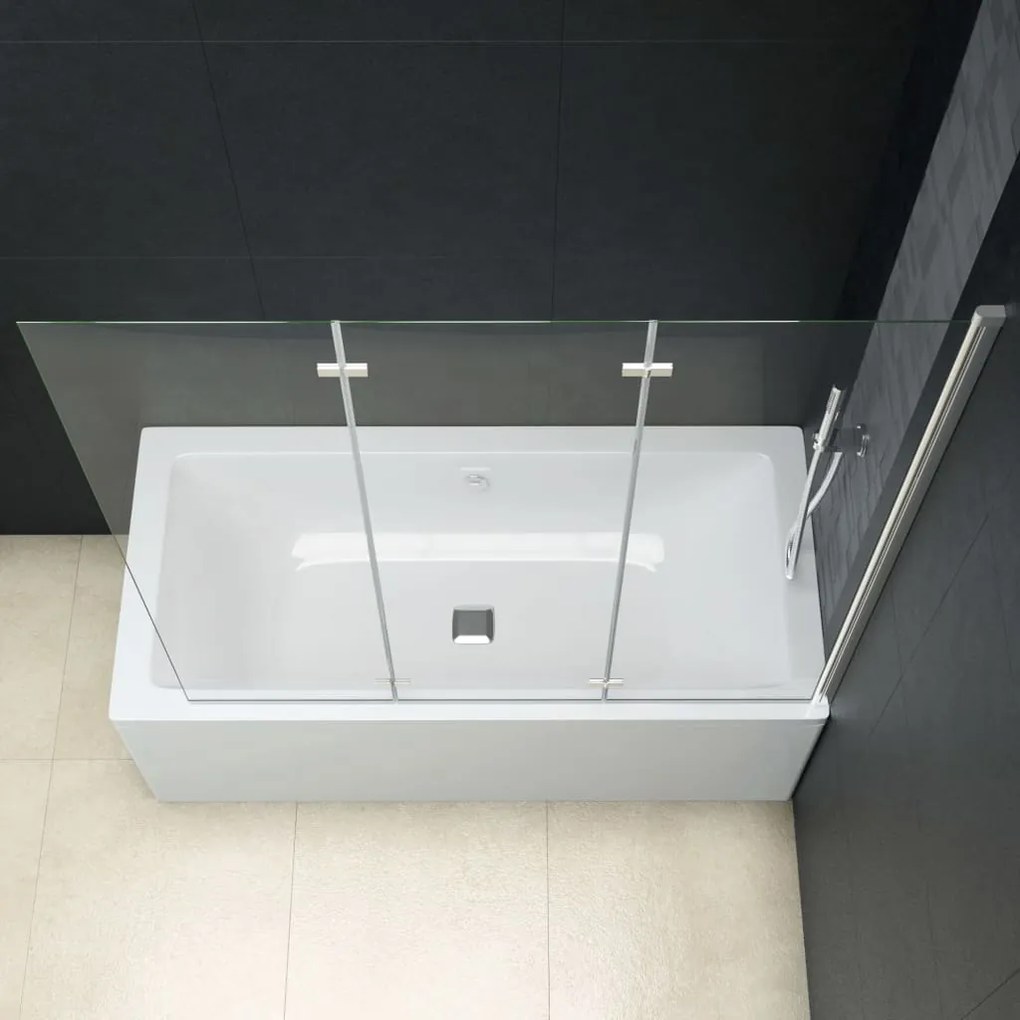 Skládací Sprchový Kout Se 3 Panely Esg 130 X 138 Cm