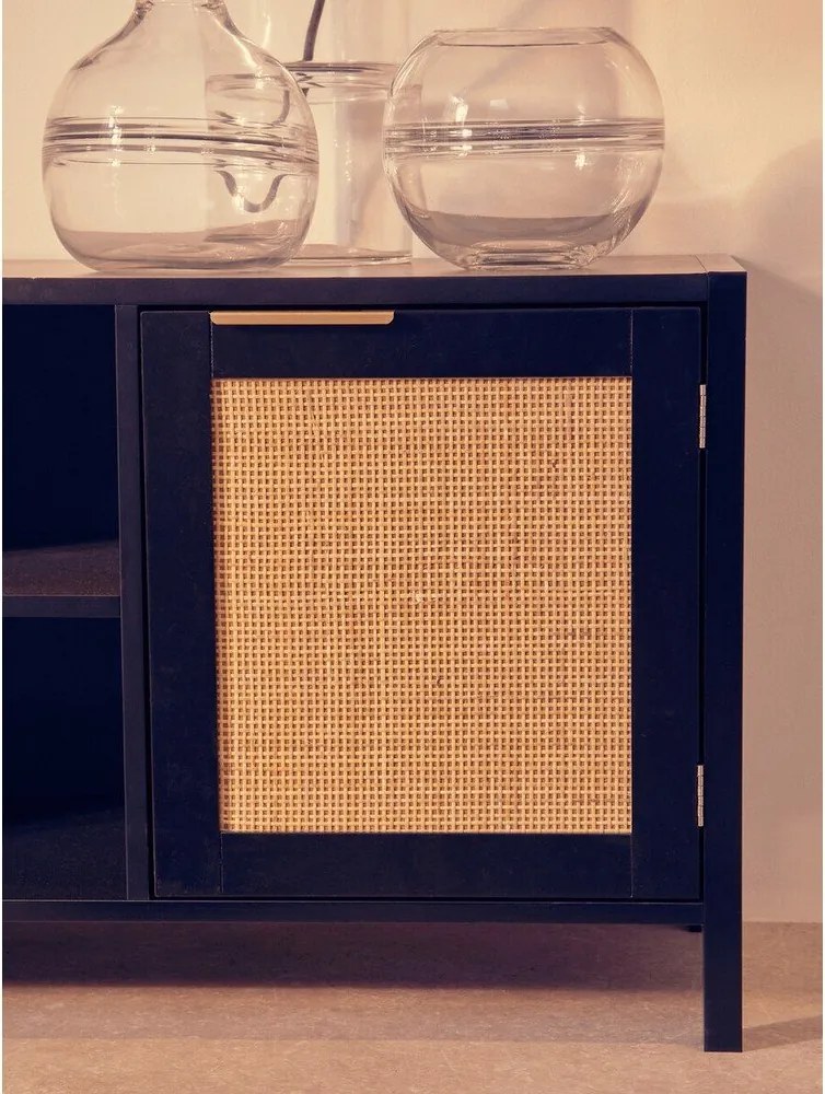 Černý TV stolek 120x52x38 cm Sherman – Premier Housewares