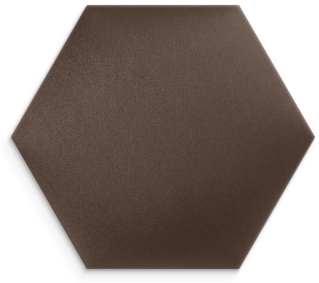 Čalouněný panel - Šestiúhelník - 40x35cm Barva: Mořská zeleň
