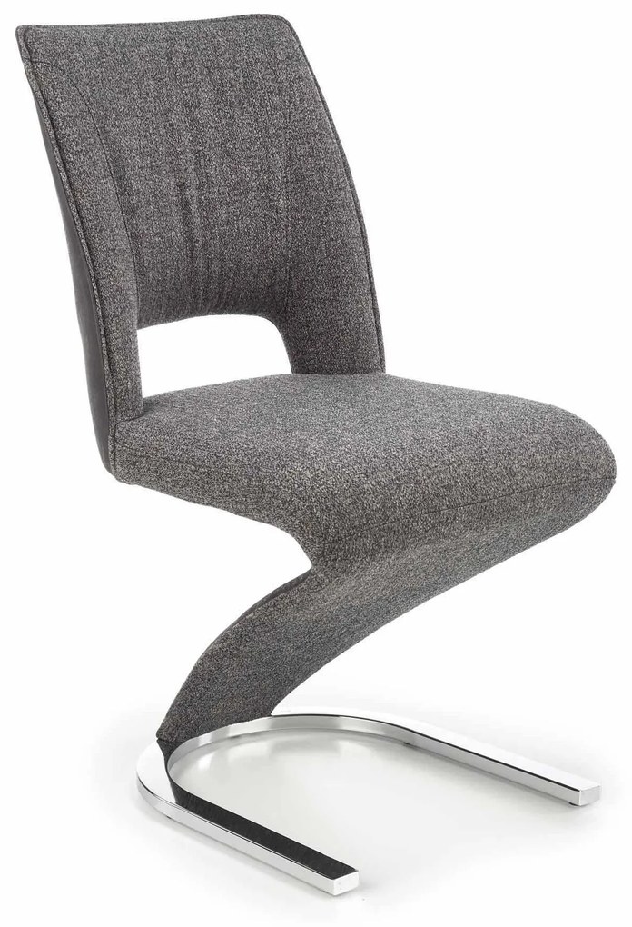 Jídelní židle  Kut (černá + šedá). 1048934