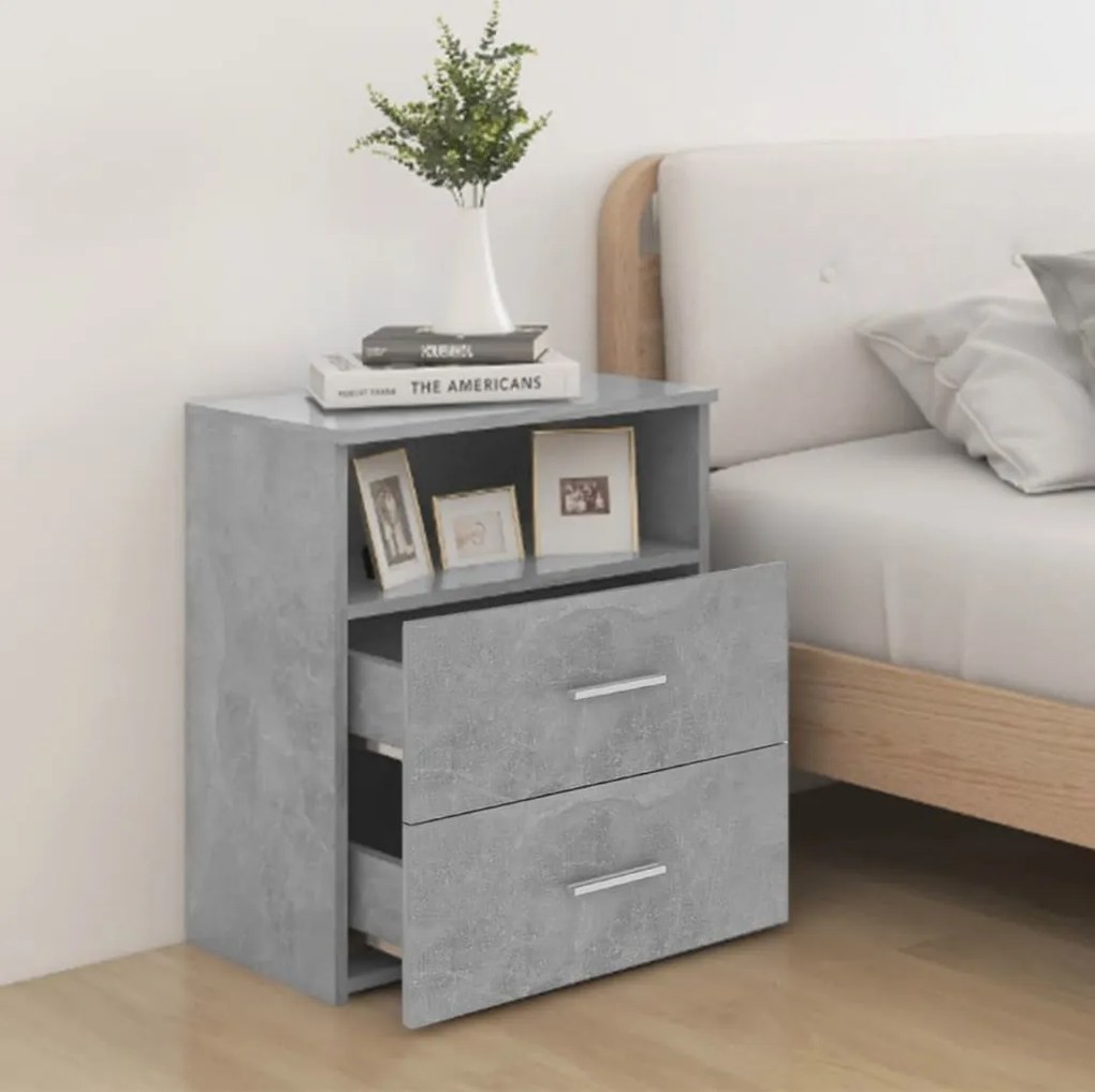 vidaXL Noční stolek 50 x 32 x 60 cm [803280] Barva: Černá