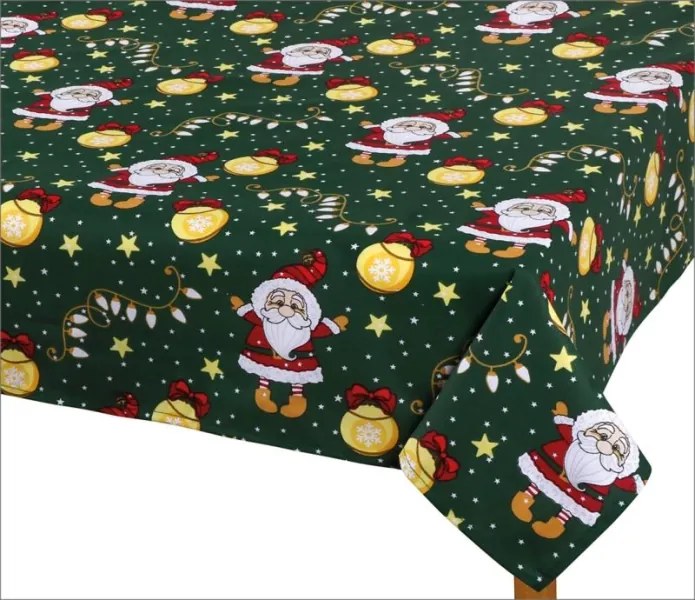 Bellatex Ubrus  VÁNOCE Vánoční motiv zelená