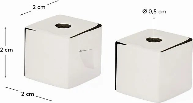Kovový svícen Acadia – Kave Home