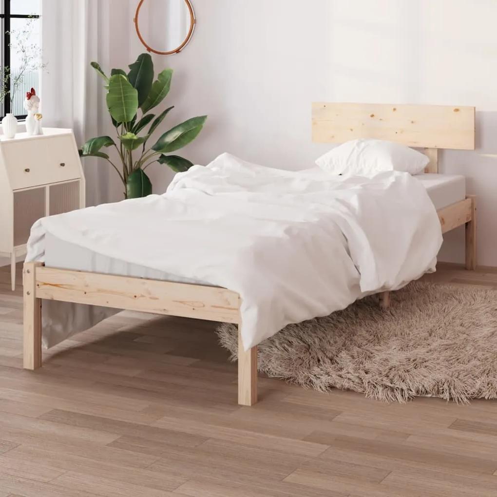 810132 vidaXL Rám postele masivní dřevo borovice 90 x 200 cm