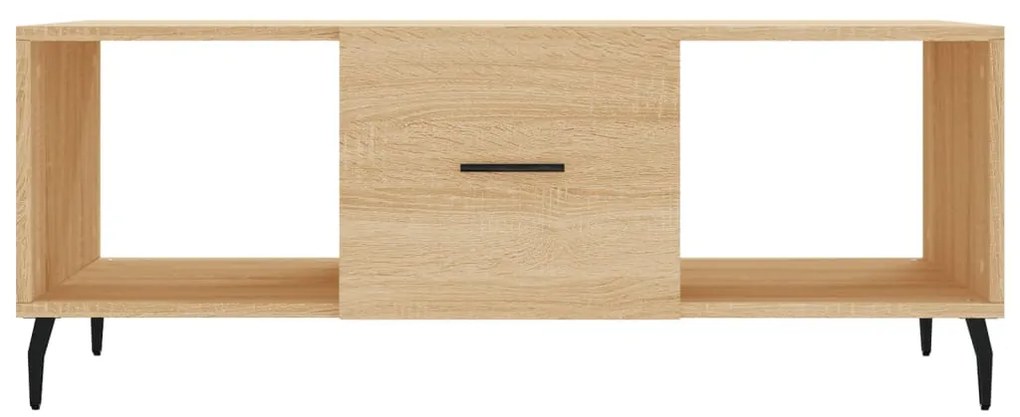Konferenční stolek dub sonoma 102 x 50 x 40 cm kompozitní dřevo - Default Title