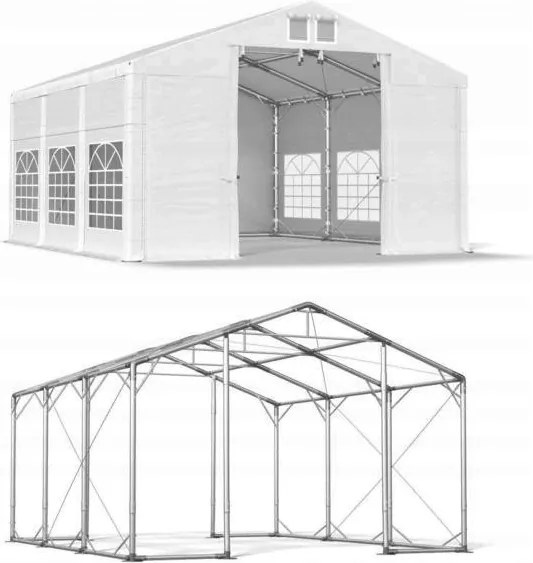 Stan 4x6 m [3 m] Obchodní zahradní pavilon Das 580 P