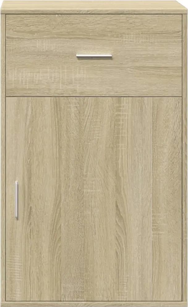 vidaXL Úložná skříňka 56,5 x 39 x 90 cm kompozitní dřevo [840711] Barva: smoked oka