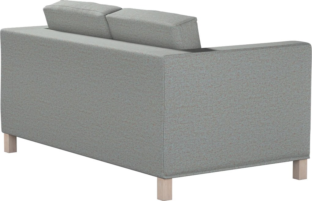 Potah na pohovku IKEA Karlanda 2-místná, krátký barva modrá látka pletený vzor
