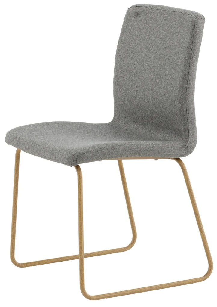 Jídelní židle Mace, 2ks, šedá, S45xD55xV88