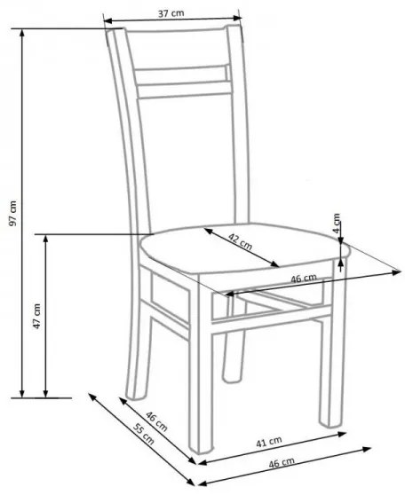 Jídelní židle Gerard 2 / dub sonoma