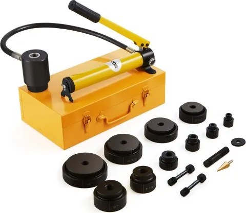 15Tun Hydraulický vyrážecí děrovací nástroj Sada na děrování 1,3–10,2 cm