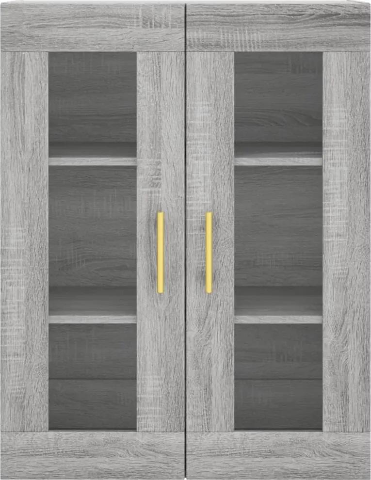 vidaXL Skříň highboard 69,5 x 34 x 180 cm kompozitní dřevo [3198719] Barva: kouřový dub